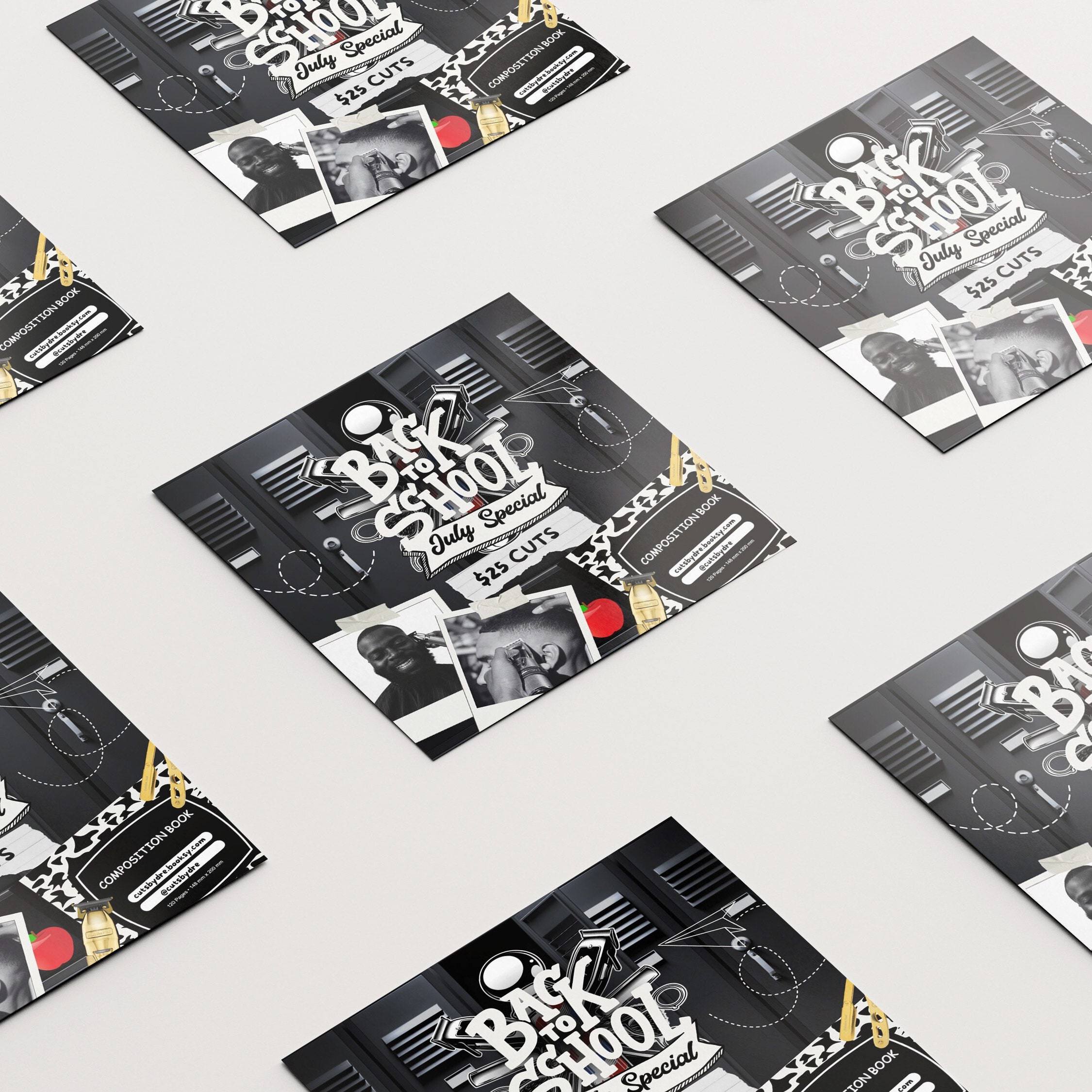 Barber Back to School Flyer: Animated Haircut Appointment Template ...