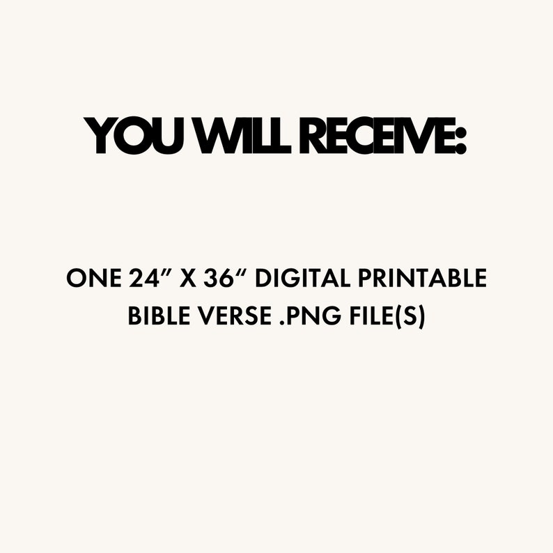 Digital Printable Bible Verse Wall Art Decor | Christian Minimal Modern ...
