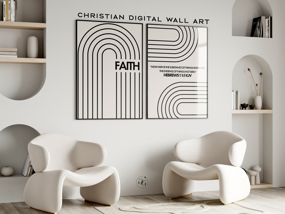 Digital Printable Bible Verse and Faith Based Wall Art Decor ...