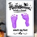 Halloween Handprint Art Craft Trick or Treat Smell My Feet - Etsy