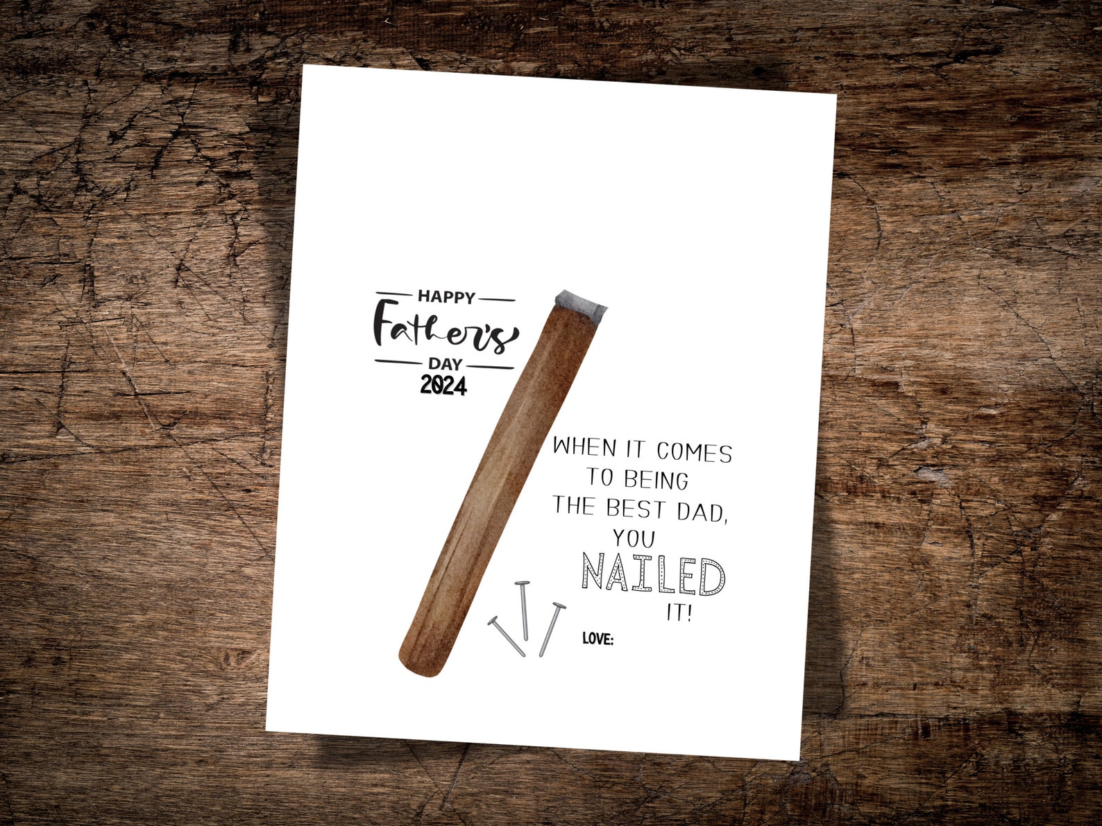 Fathers Day, Hammer Footprint Craft Father's Day Handprint Craft ...