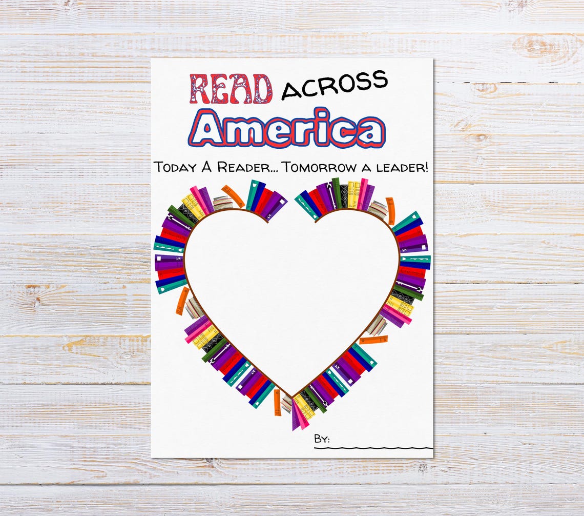 Read Across America Handprint Craft: Keepsake Gift (PDF & JPG) - Etsy