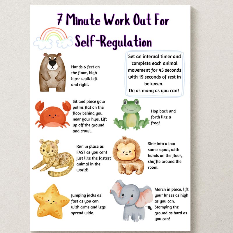 Self Regulation for Boys - Etsy