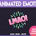 Animated LMAO Emote in Soft Pink (animated+static) (digital Download ...