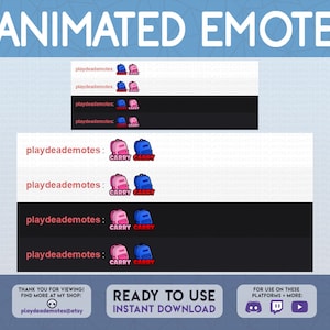 ANIMATED CARRY EMOTE | Animated + Static Versions Included, Pastel Pink ...