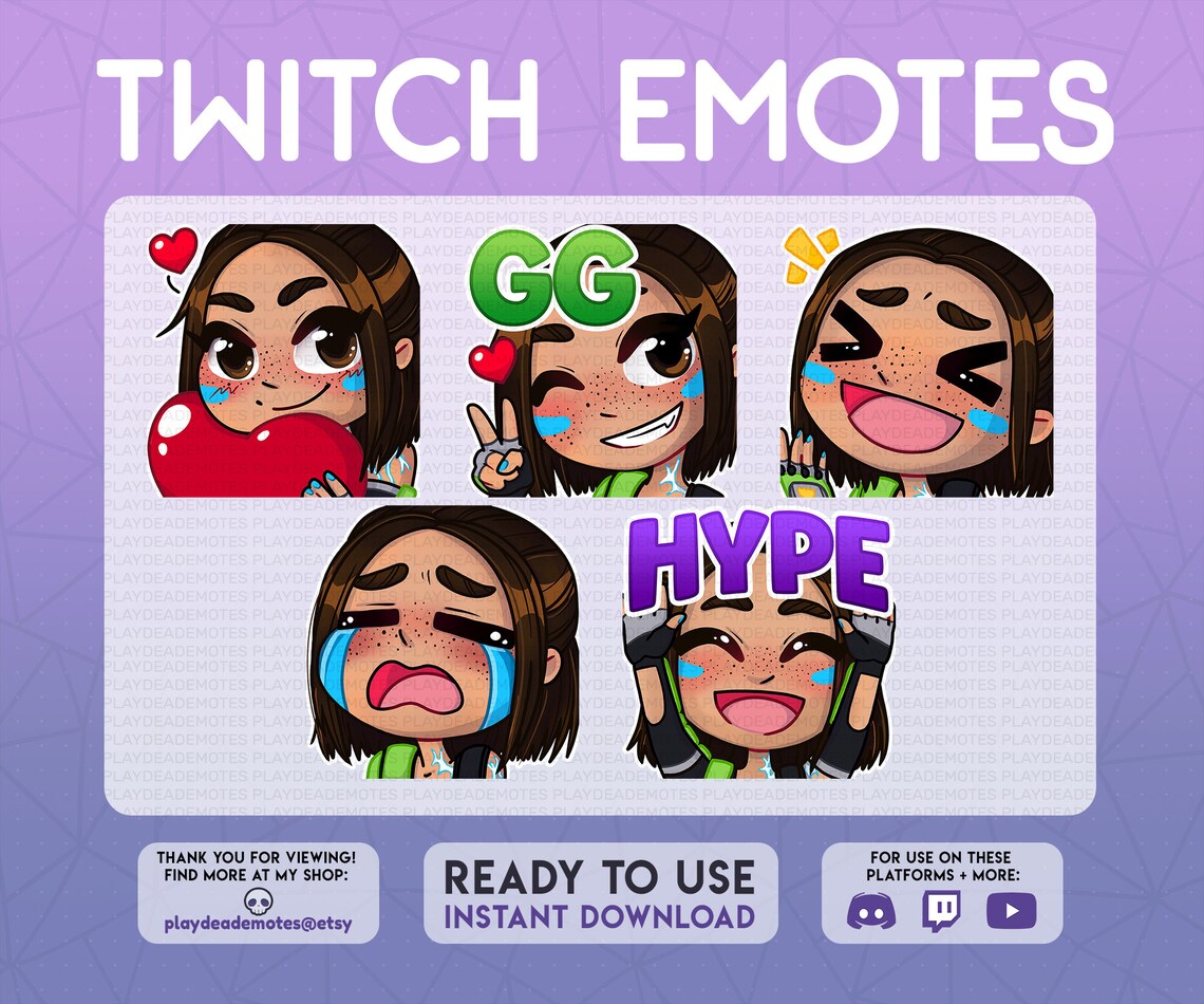 APEX LEGENDS CONDUIT 5-pack Emotes | 5-pack Bundle of Static Conduit ...