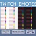 Animated RAINBOW Heart Emote | ANIMATED + STATIC Kawaii Rainbow Heart ...