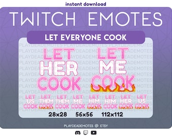 Let Him Cook Sign - Etsy