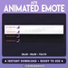 Animated AFK Emote in Soft Pink and Purple (animated+static) (digital ...