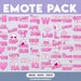 W STREAM ANIMATED EMOTE | Animated + Static Included, Pastel Purple W ...