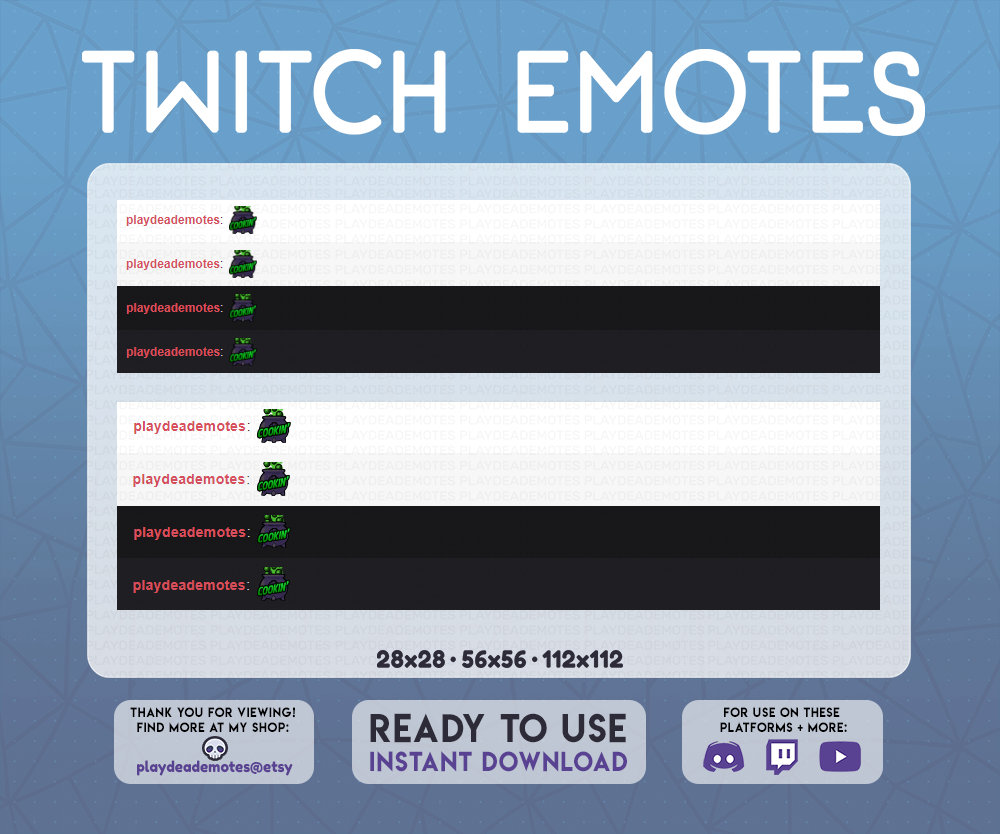 COOKIN' Cauldron Emote ANIMATED STATIC Cute Witchy Let Her Cook Emote ...