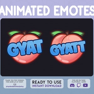 Animated GYATT Peach Emotes | ANIMATED + STATIC Gyat Peach Emotes ...
