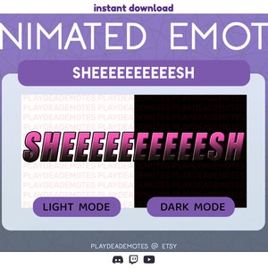 Animated SHEEEEEEEEEESH Twitch Emote | Funny Spooky-cute Sheesh ...