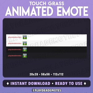 Animated TOUCH GRASS EMOTE | Animated + Static Versions Included ...