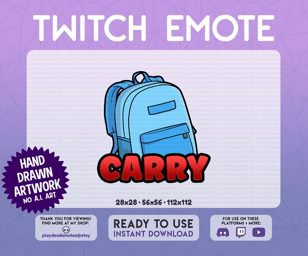 Blue CARRY Emote | Blue + Red Carry Emote | Red Carry Text Emote ...