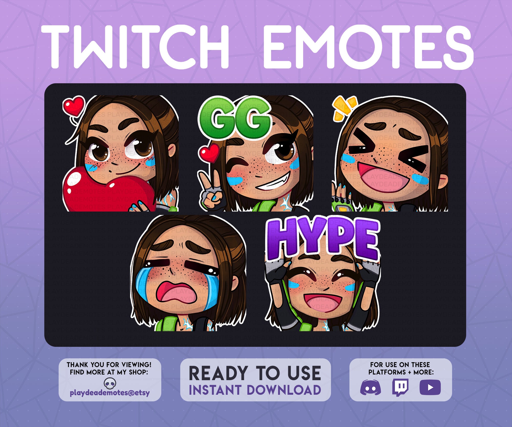 APEX LEGENDS CONDUIT 5-pack Emotes | 5-pack Bundle of Static Conduit ...