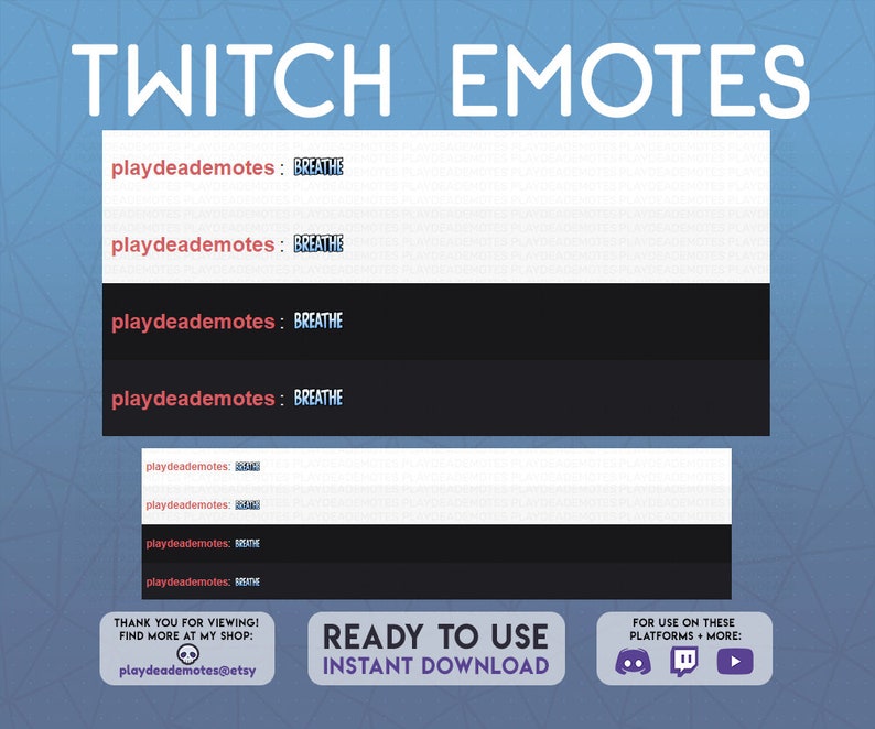 BREATHE Emote Breathe Static Emote Blue Breathe Emote, Breathe Emotes ...