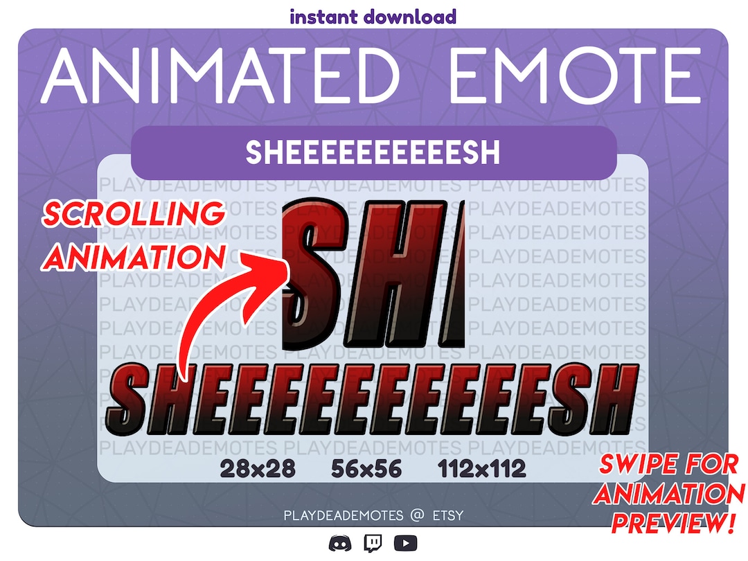 Animated SHEEEEEEEEEESH Twitch Emote | Funny Dark Sheesh Animated Emote ...