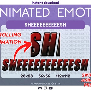 Animated SHEEEEEEEEEESH Twitch Emote | Funny Dark Sheesh Animated Emote ...