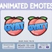 Animated GYATT Peach Emotes | ANIMATED + STATIC Gyat Peach Emotes ...