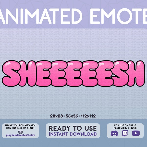 Animate Sheesh Emote - Etsy