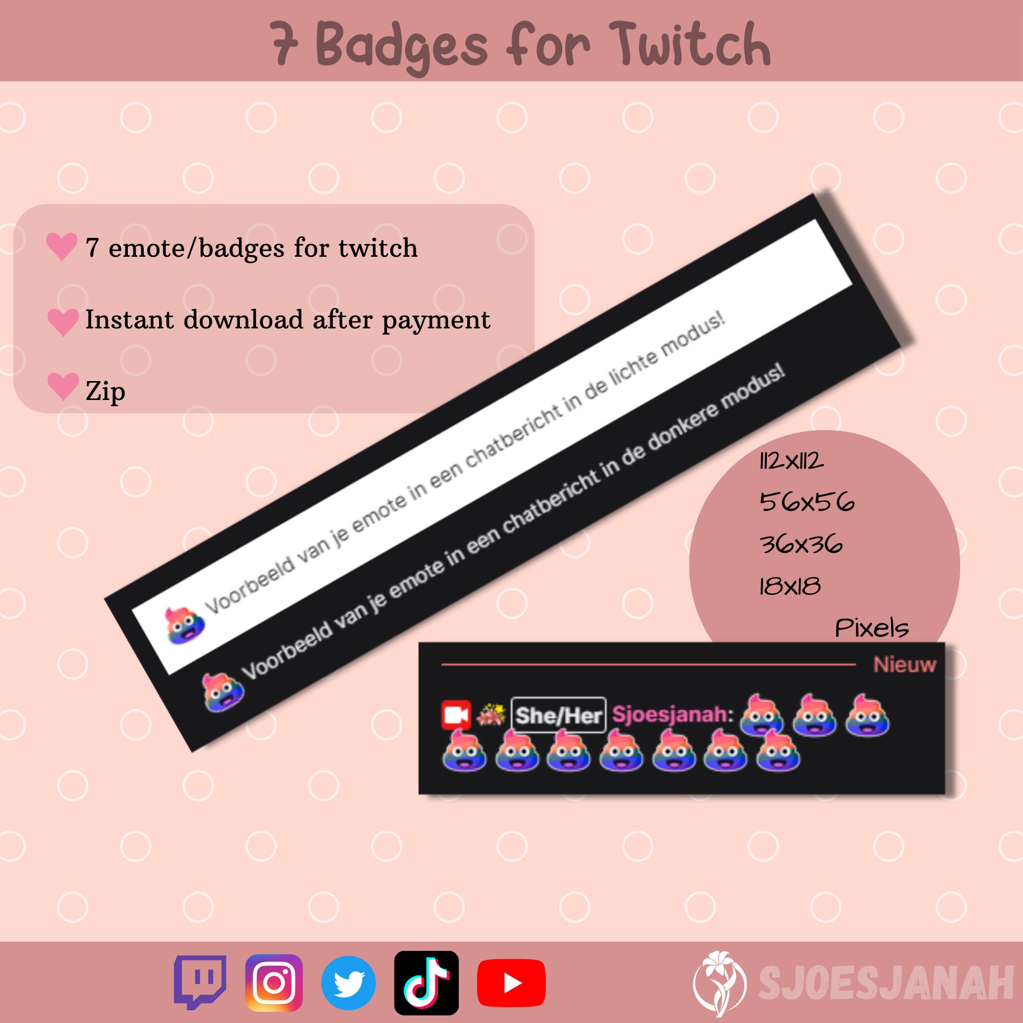 Poop Kawaii Emote / Badge for Twitch Discord Emote Poop Emotes Youtube ...