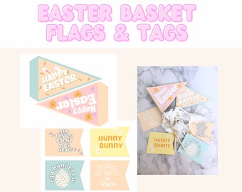 Boo Basket Flags and Tags - Etsy
