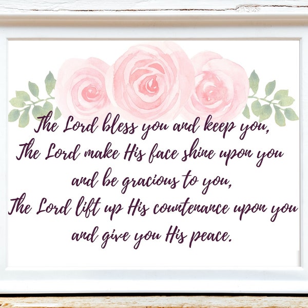 Aaronic Blessing - Etsy