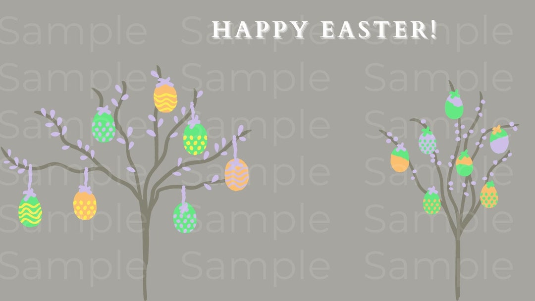 Zoom Background Easter Digital Download Zoom Webex - Etsy