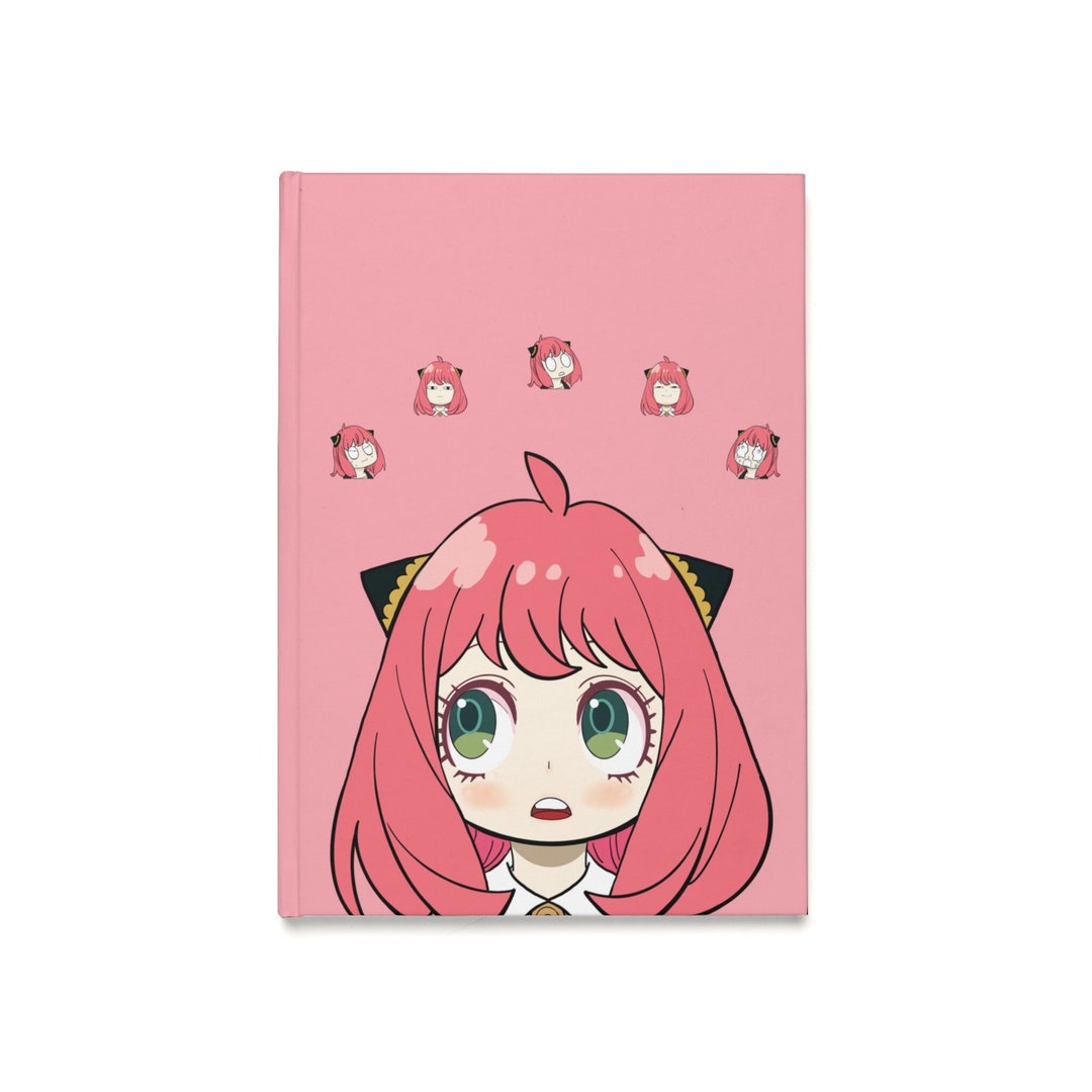 Pink Anime Girl Hardcover Journal: Kawaii Manga Notebook - Etsy