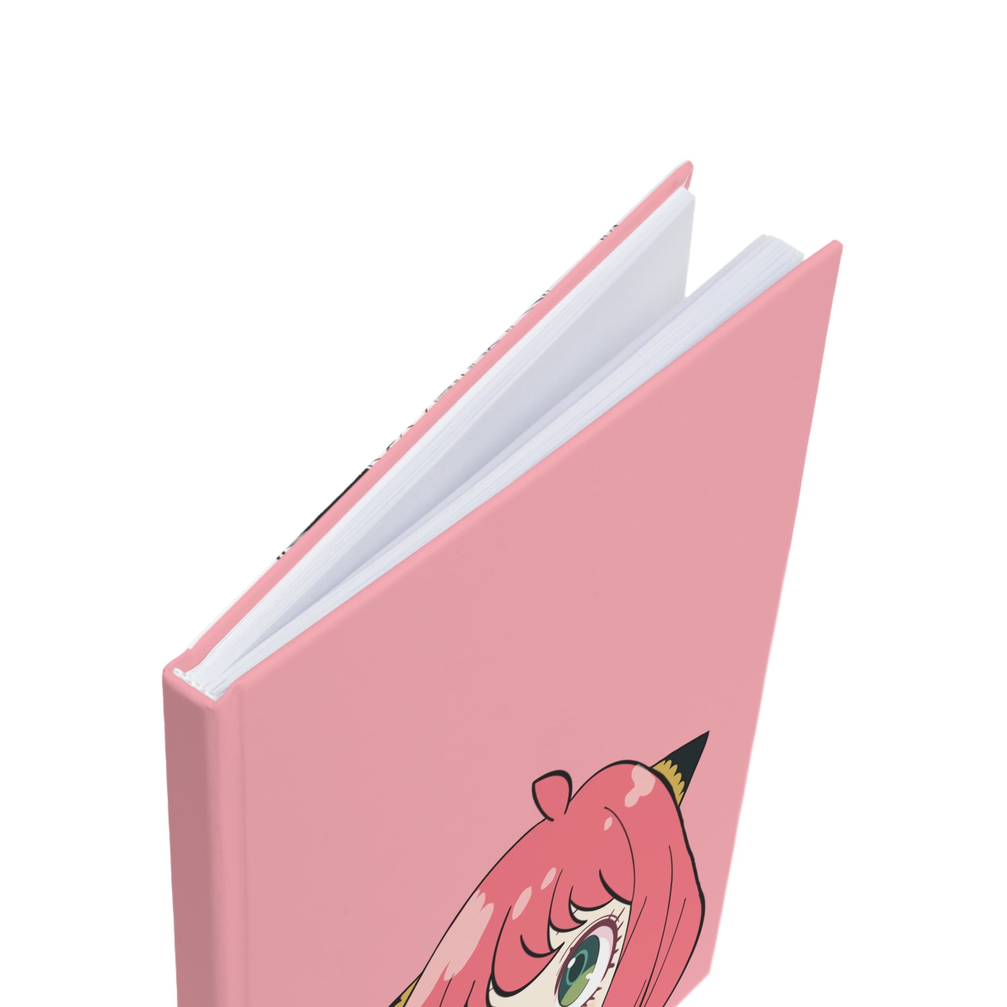 Pink Anime Girl Hardcover Journal Kawaii Notebook Anime - Etsy