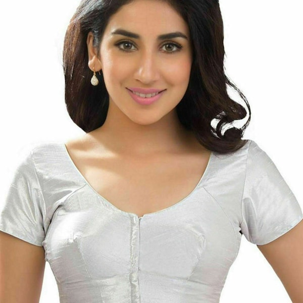 Silver Tissue Saree - Etsy