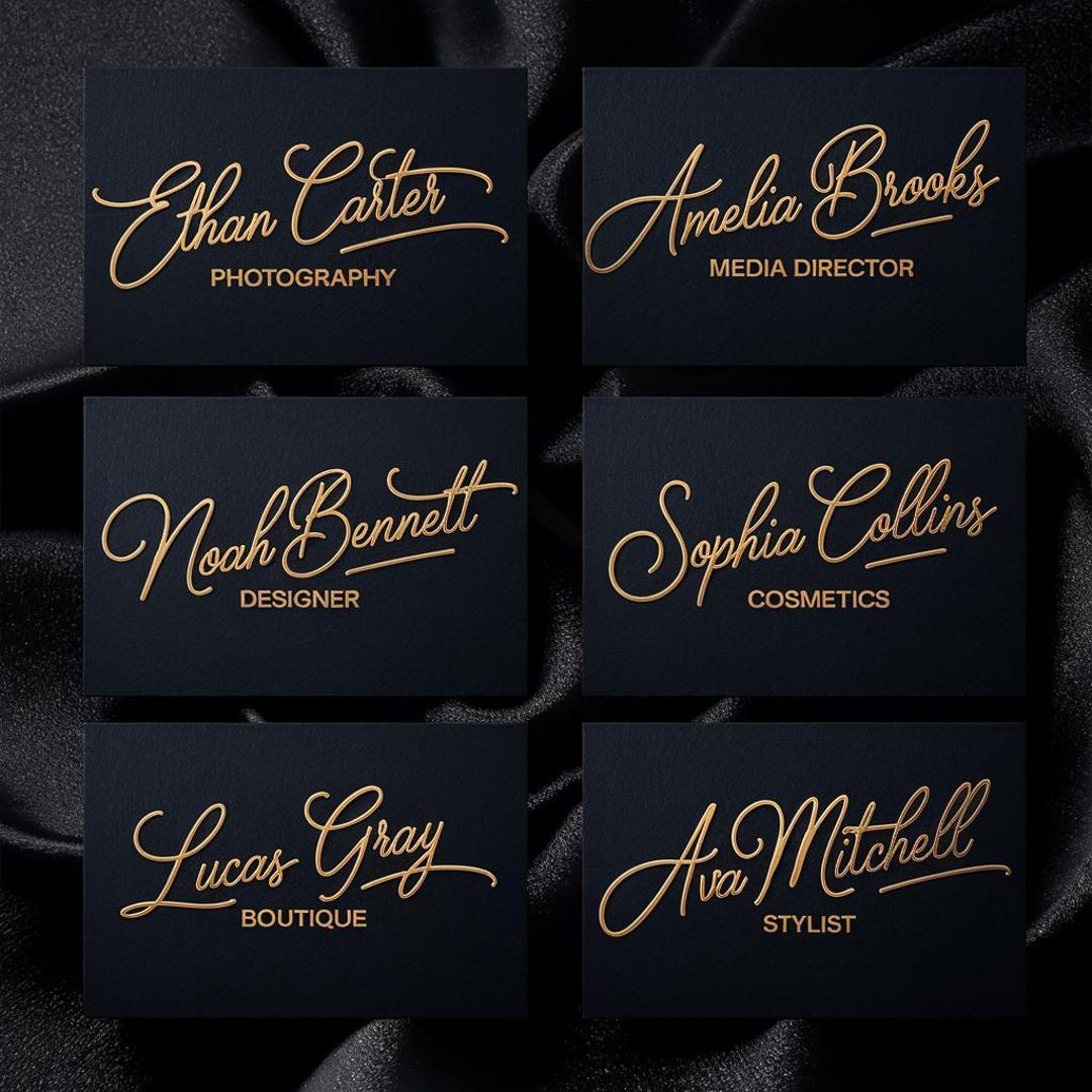 Custom Signature Logo | Elegant Handwritten Script Logo | Minimalist ...