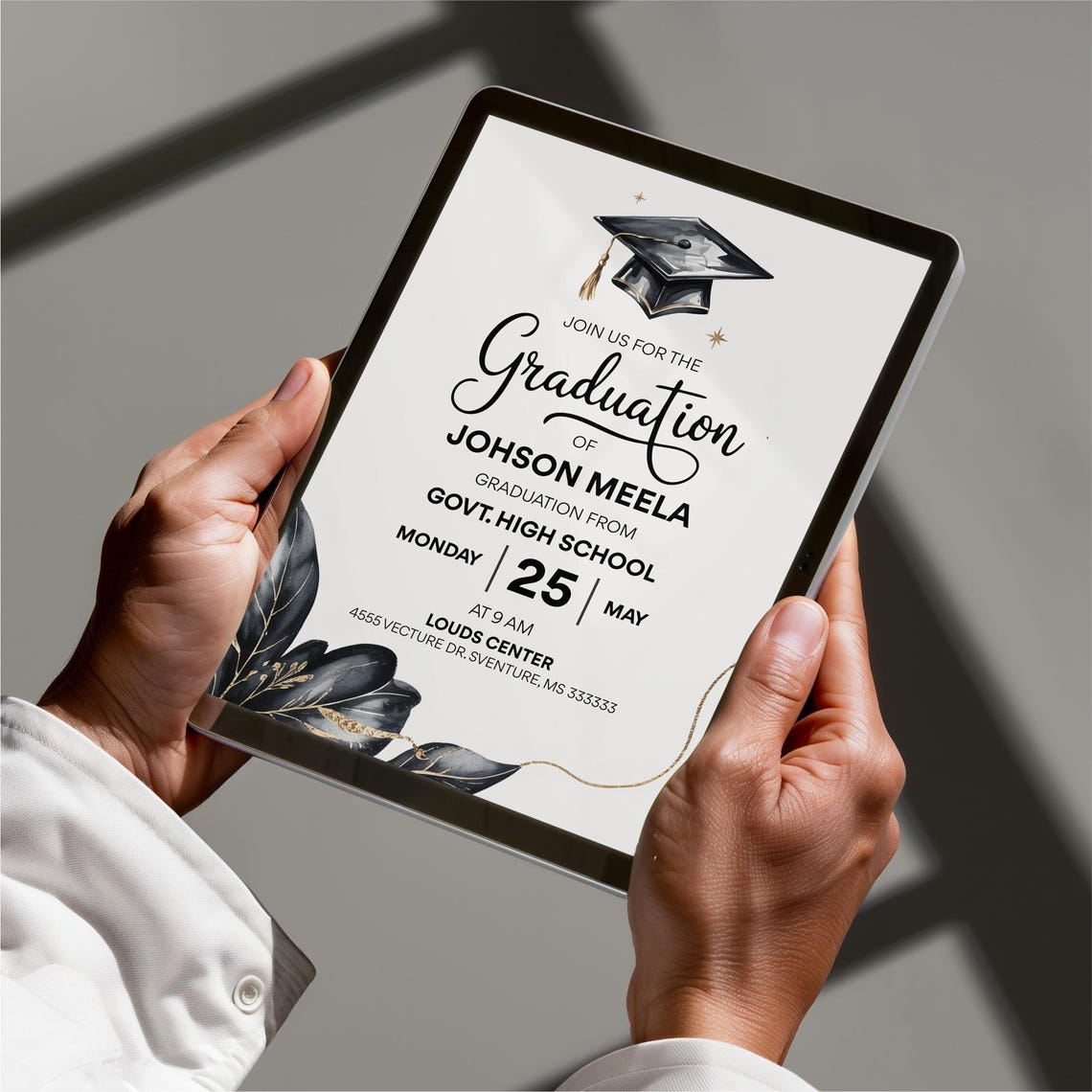 Elegant Custom Graduation Invitation 2025 High School Grad Party ...
