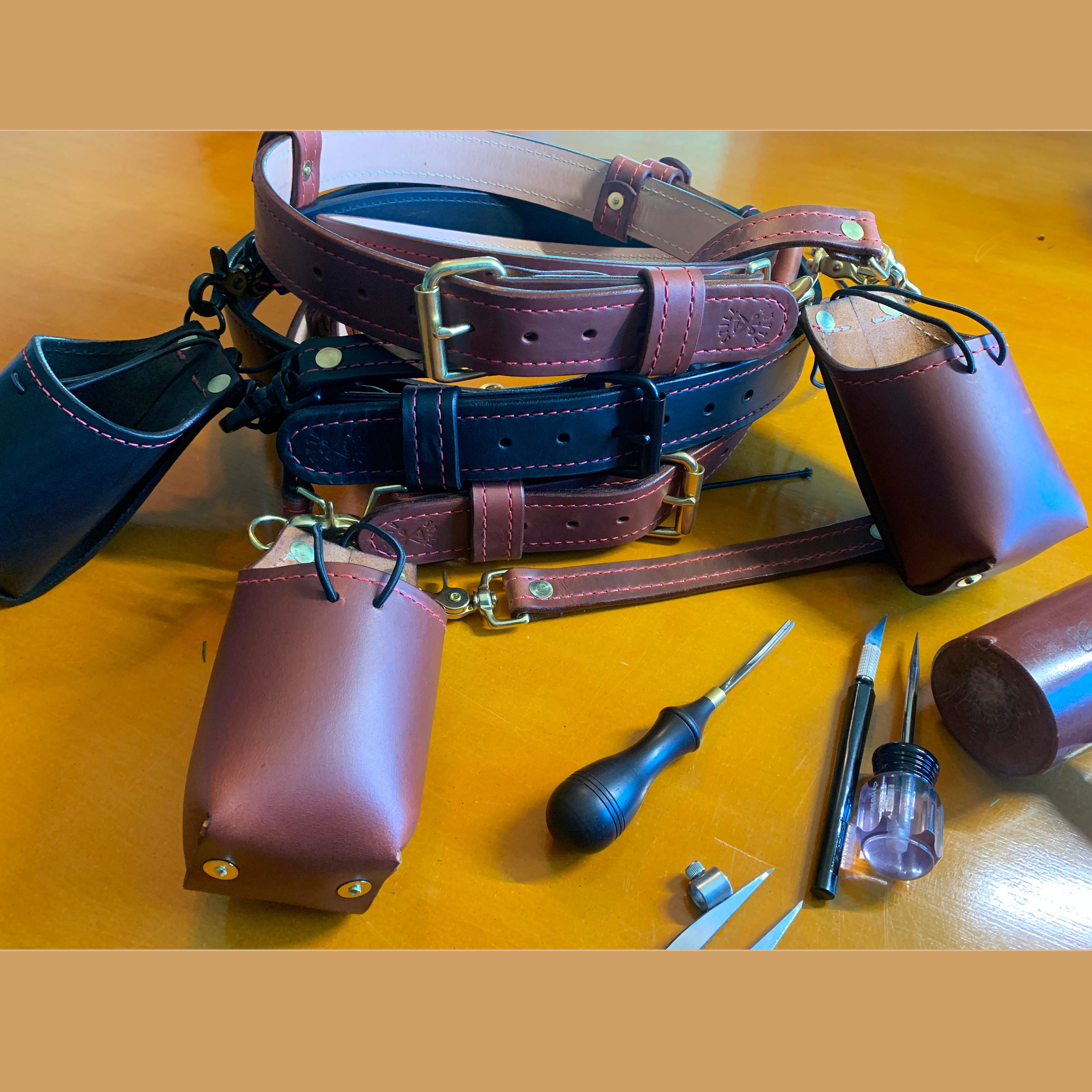 Custom Leather Firefighter Radio Strap Heavy-duty - Etsy