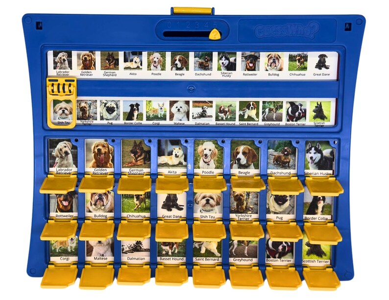 Dog Breeds Guess Who? 2.0 Game Educational Bundle | Printable Game ...