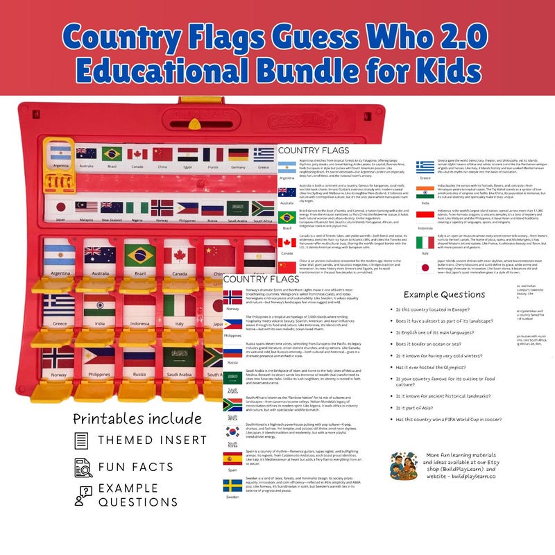 Geographic Board Game - Etsy