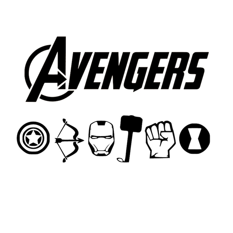 Avengers SVG Bundle - Etsy