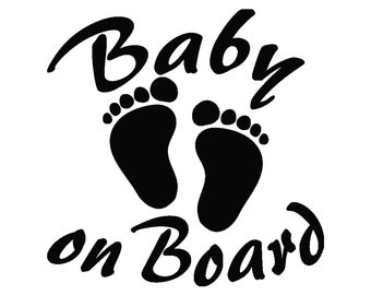 Baby on Board SVG PNG - Etsy