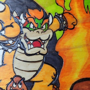 Bowser's Castle Wall Art - Etsy