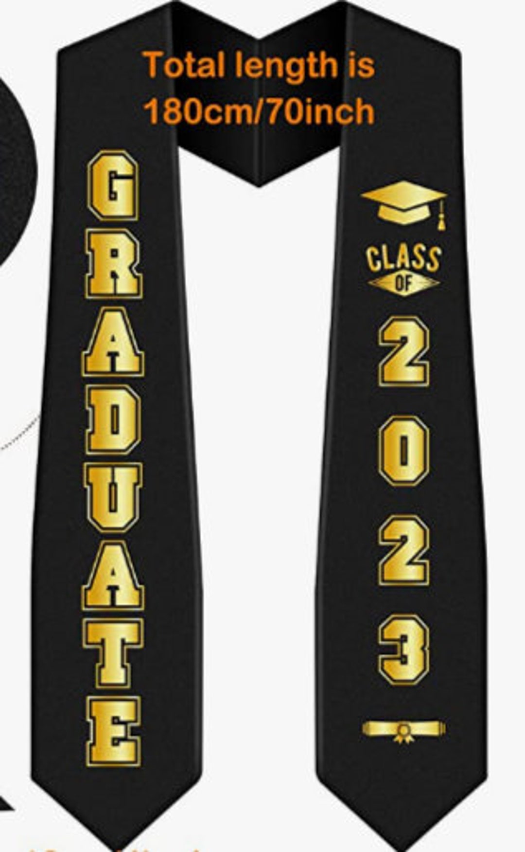 2023 Graduation Stole/sash Printed 2023 Unisex College/high School - Etsy