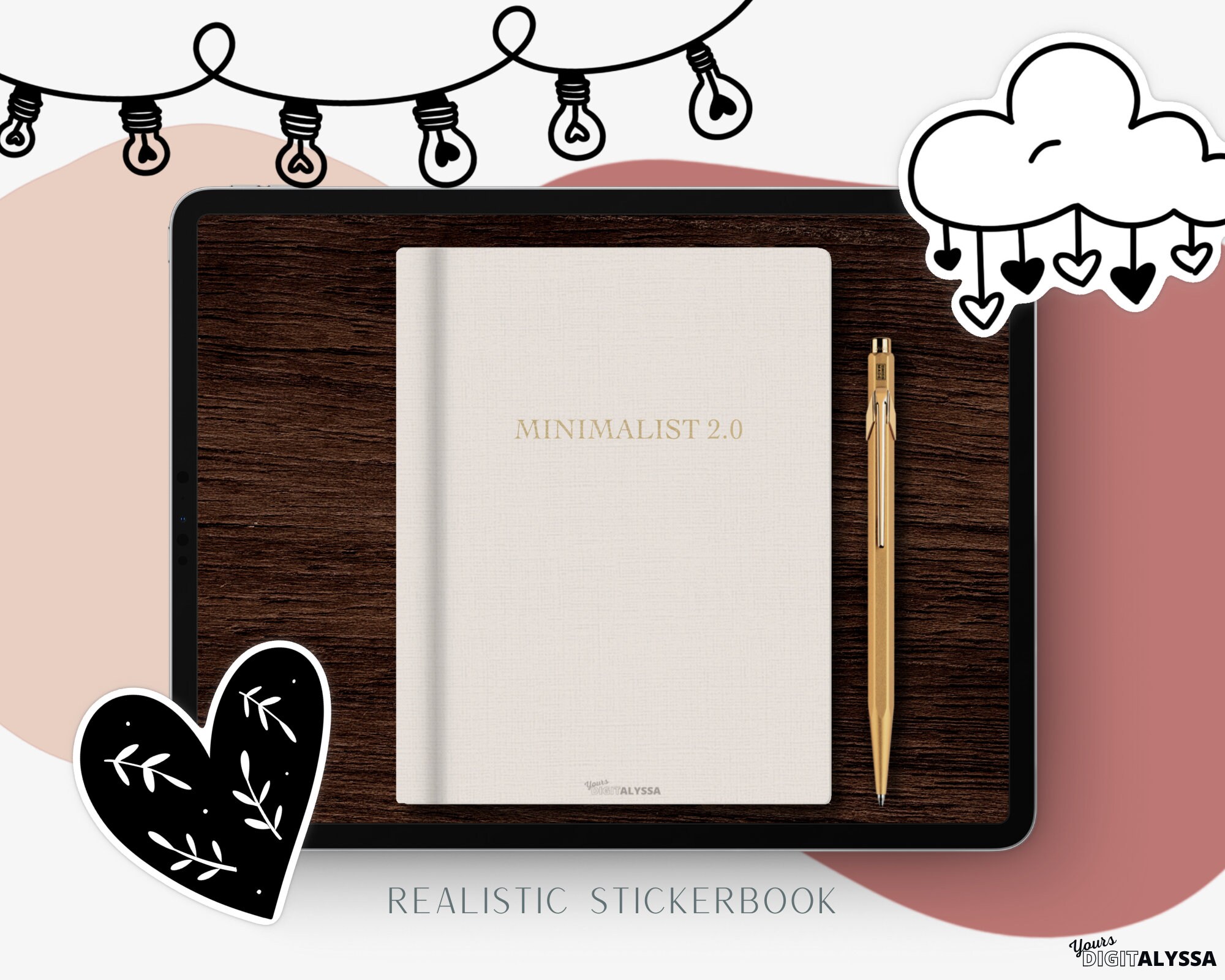 Doodle Heart Digital Stickers Doodle Stickers Doodles - Etsy