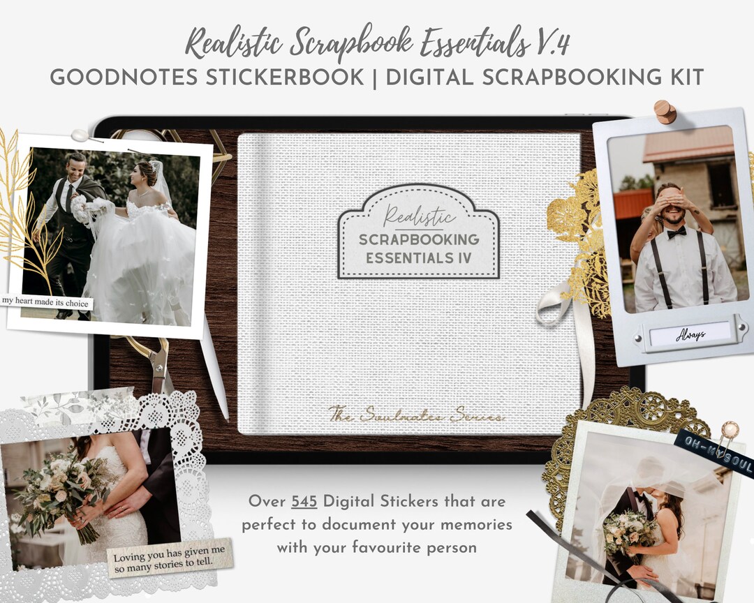Wedding Digital Stickers, Ephemera Digital, Digital Scrapbook Stickers ...