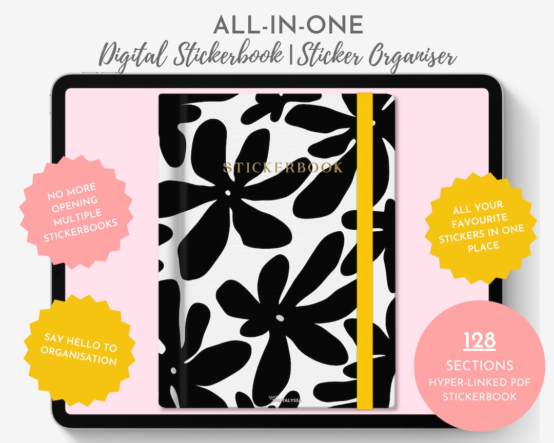 Digital Sticker Organiser, Digital Stickerbook, Digital Sticker Book ...