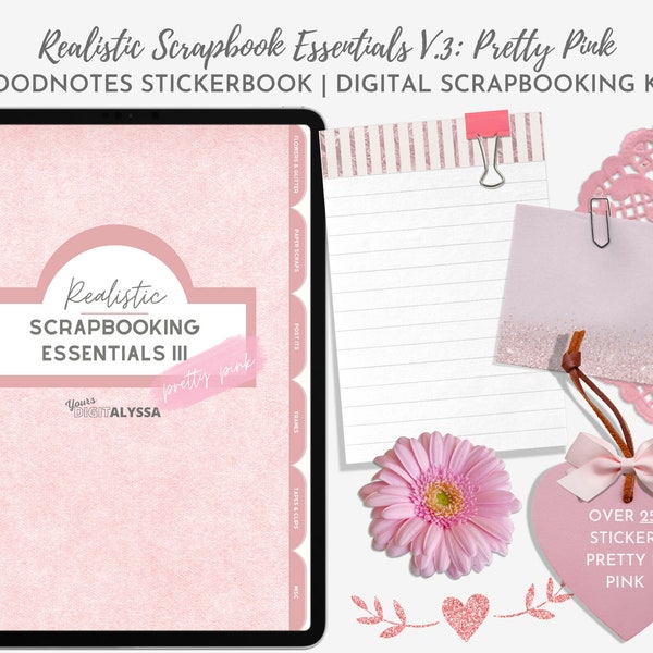 Pink Scrapbook - Etsy
