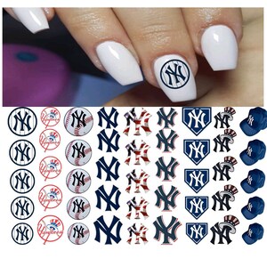 New York Yankees Waterslide Nail Decals - Etsy