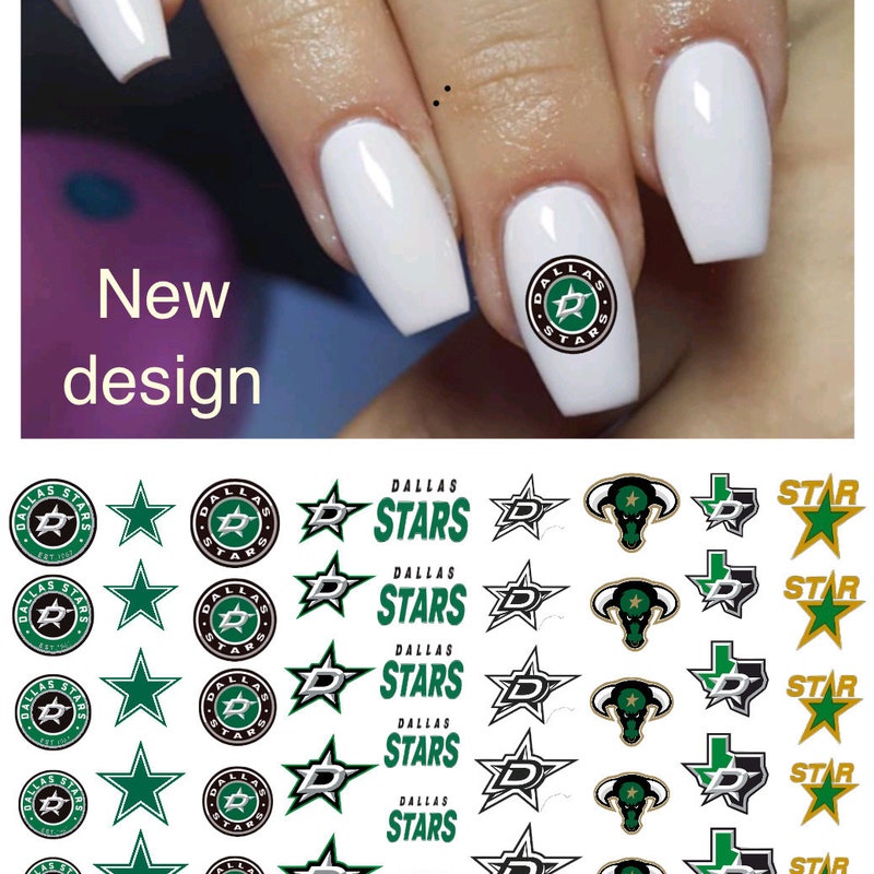 Dallas Cowboys Nail Decals - Etsy
