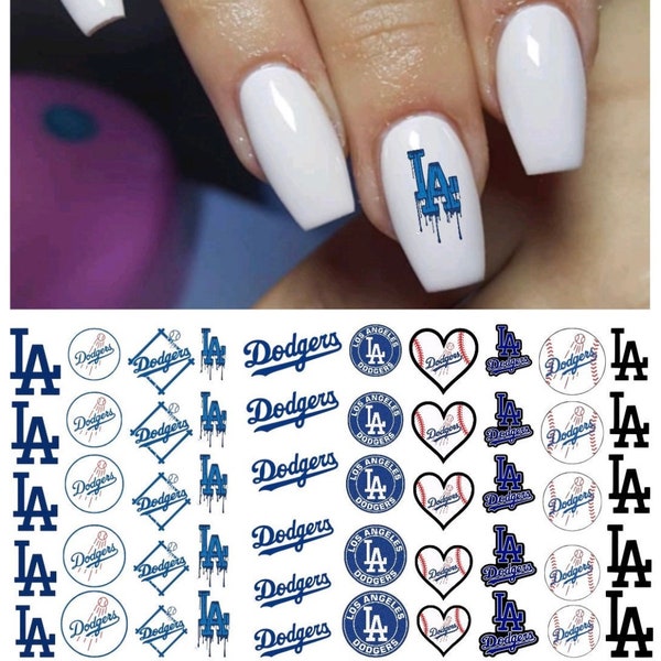Baseball Nails - Etsy