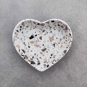 Terrazzo Heart Tray Jesmonite Key Tray Tealight Candle - Etsy