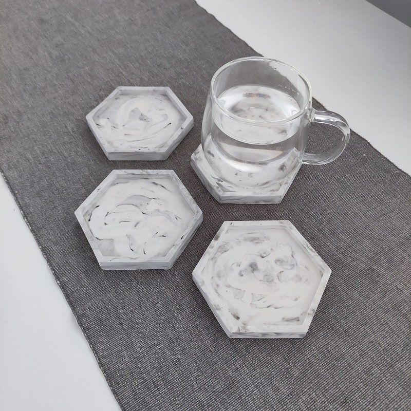 Hexagon Coasters - Etsy
